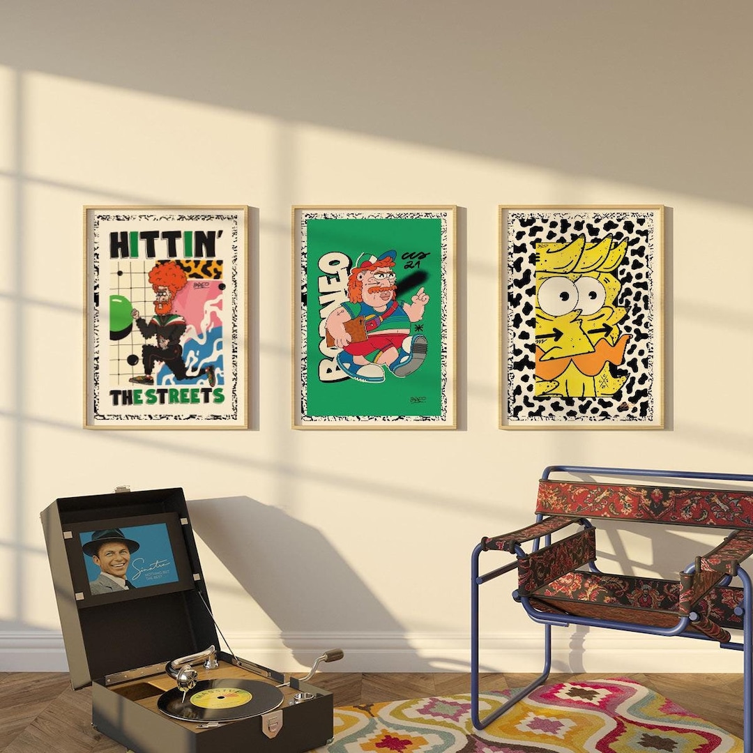 Wall Deco Street Art Gallery - Street Art Urban Poster Prints - Flow ...