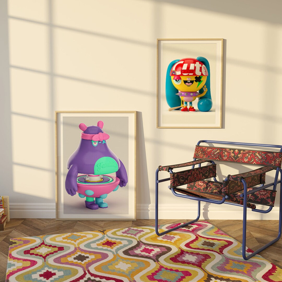 Urban Gallery Wall Deco 3D Art Poster Print 3D Quality Artwork Digital ...