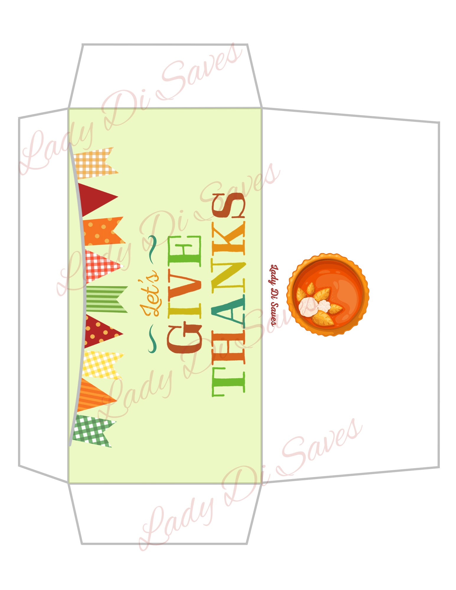 A5 and A6 "let's Give Thanks" Thanksgiving Roll and Save Savings ...