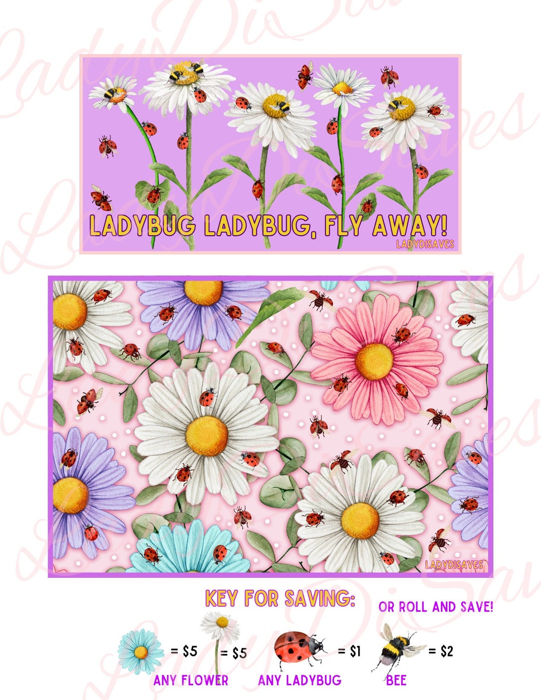 A5 & A6 "ladybug,ladybug Fly Away" Spring Flowers Savings Challenge ...