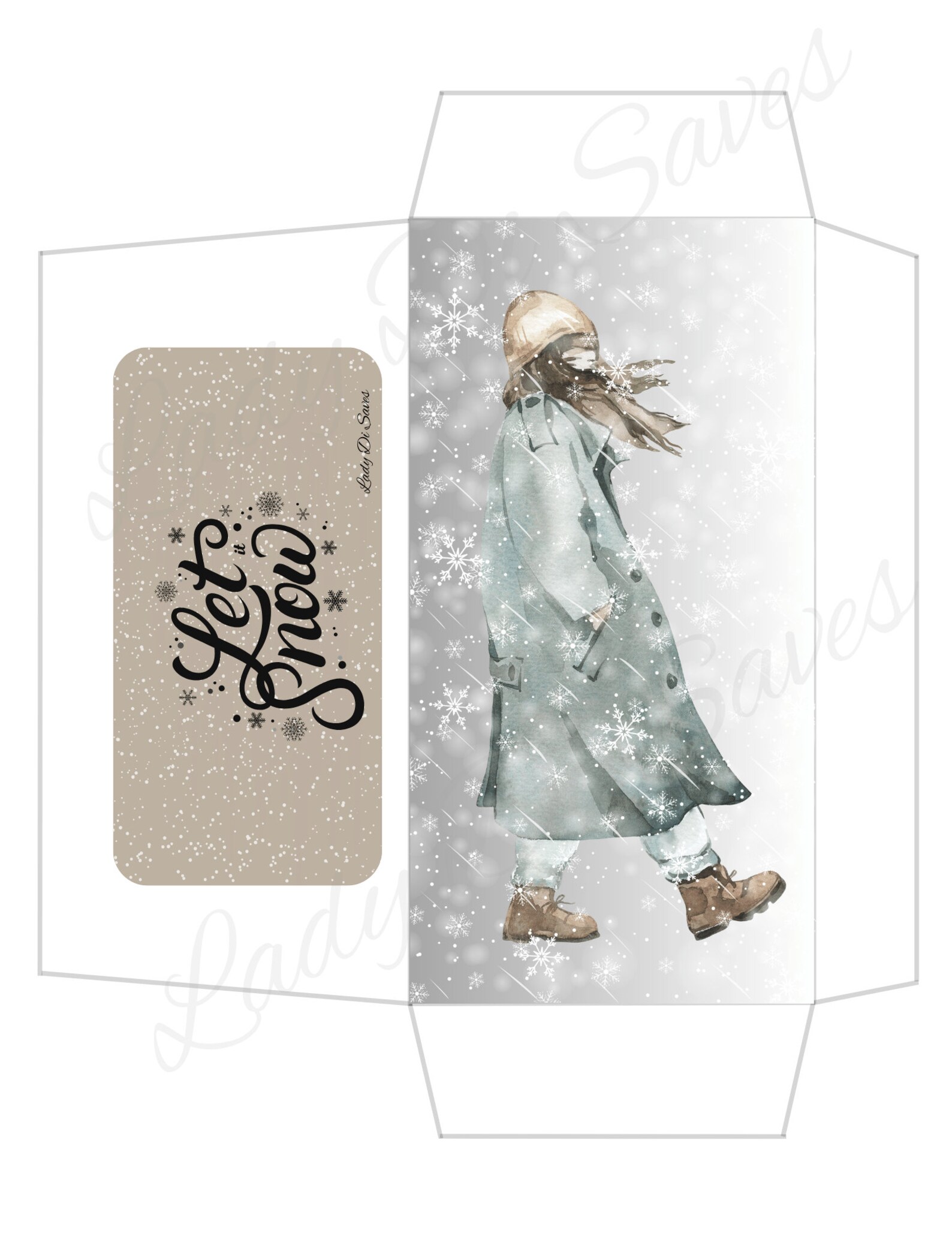 Three A6 Winter let It Snow' Mini Savings Challenges, Plus a Cash ...