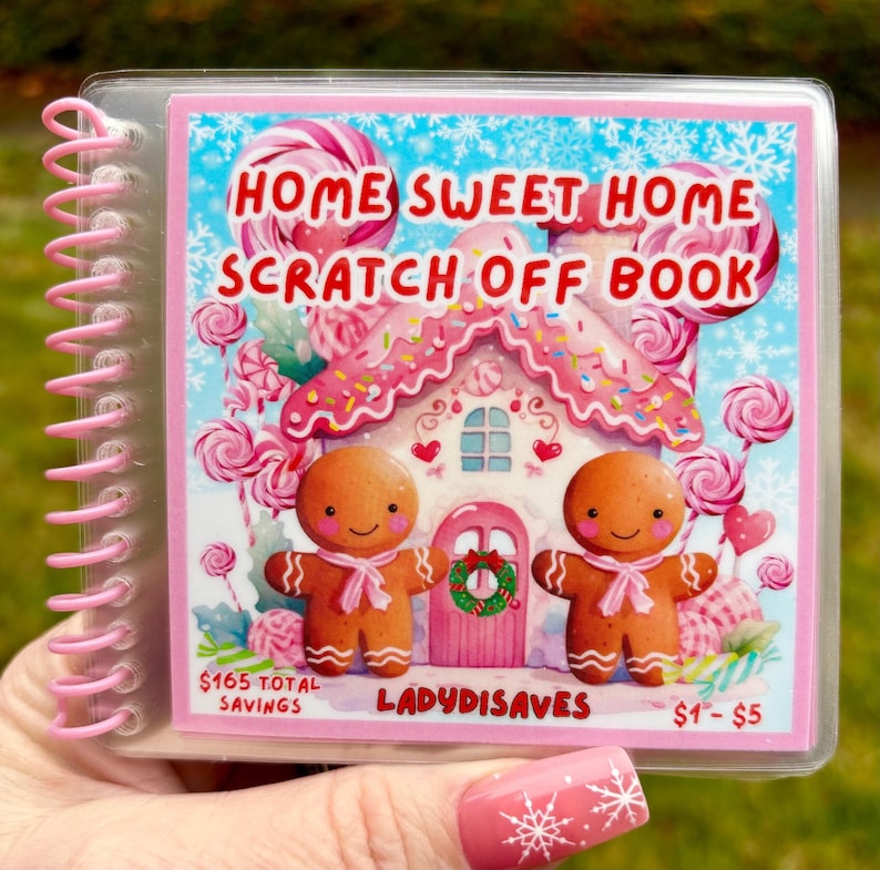 Home Sweet Home Gingerbread House Scratch off Savings Challenge BOOK ...