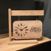Christmas Gifts, Personalized Desk Clock, Custom Desk Clock, Wood Desk ...