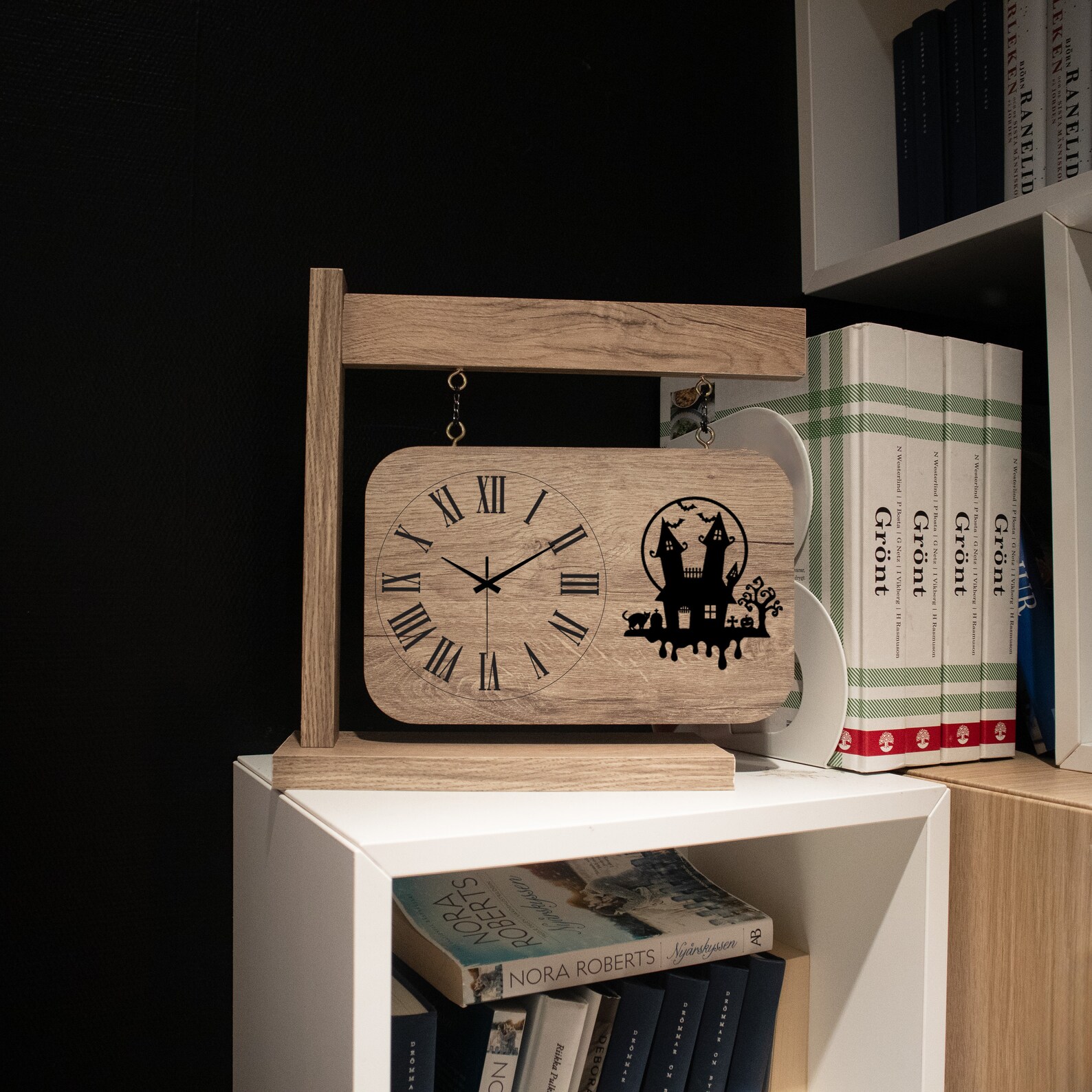Custom Desk Clock, Home Decor, Wooden Table Clock, Personalized Desk ...