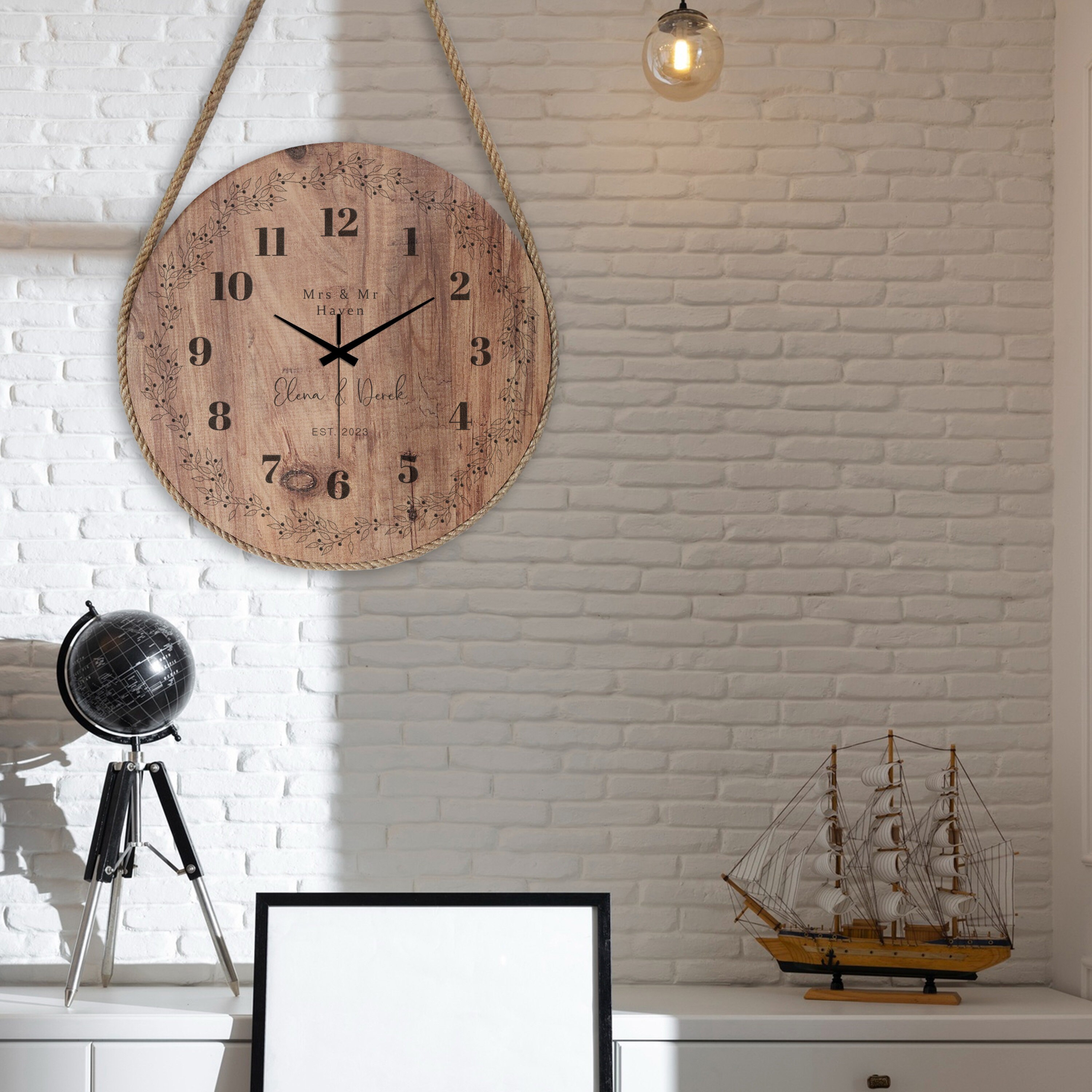 Personalized Wedding Gifts, Custom Wall Clock, Personalized Clock ...