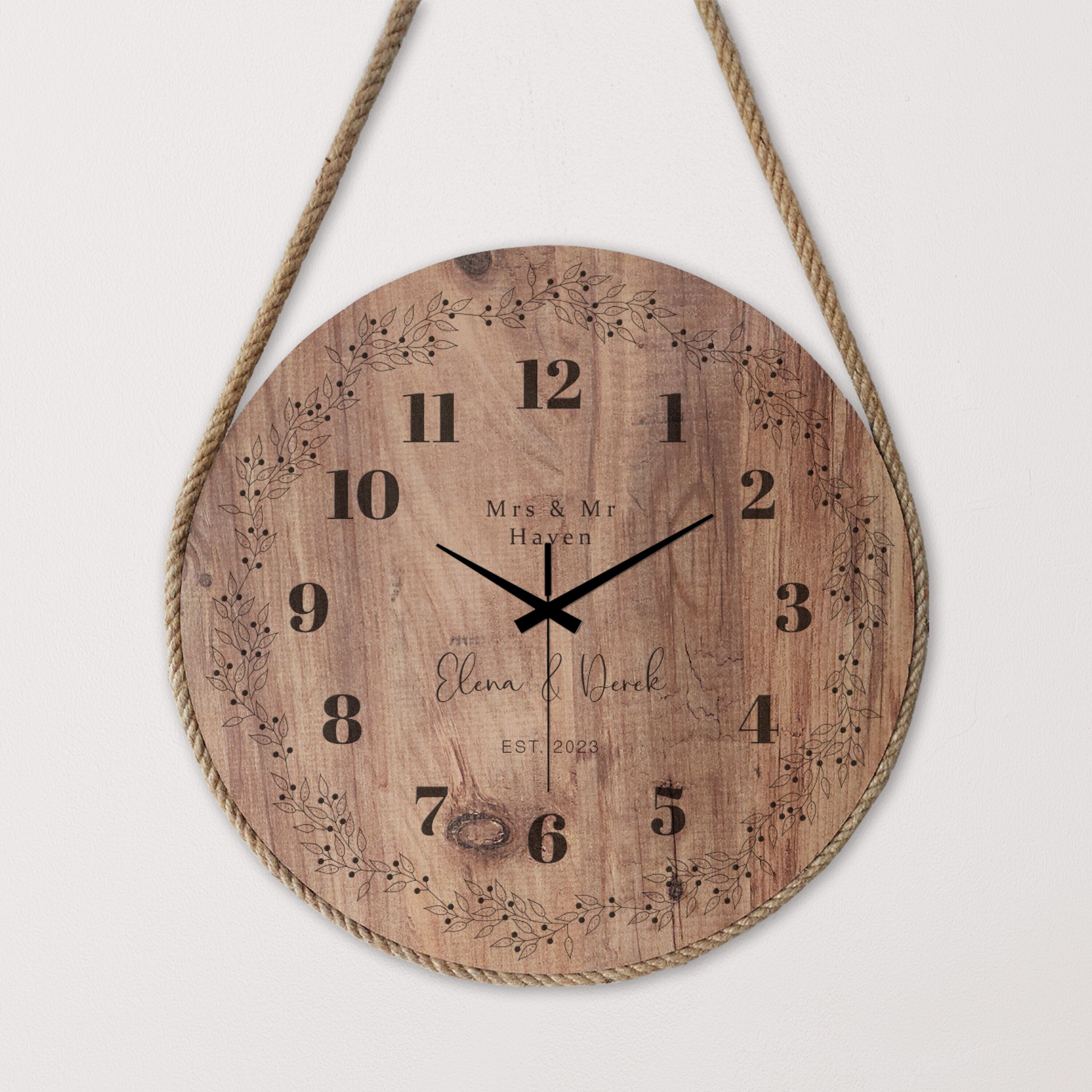 Personalized Wedding Gifts, Custom Wall Clock, Personalized Clock ...