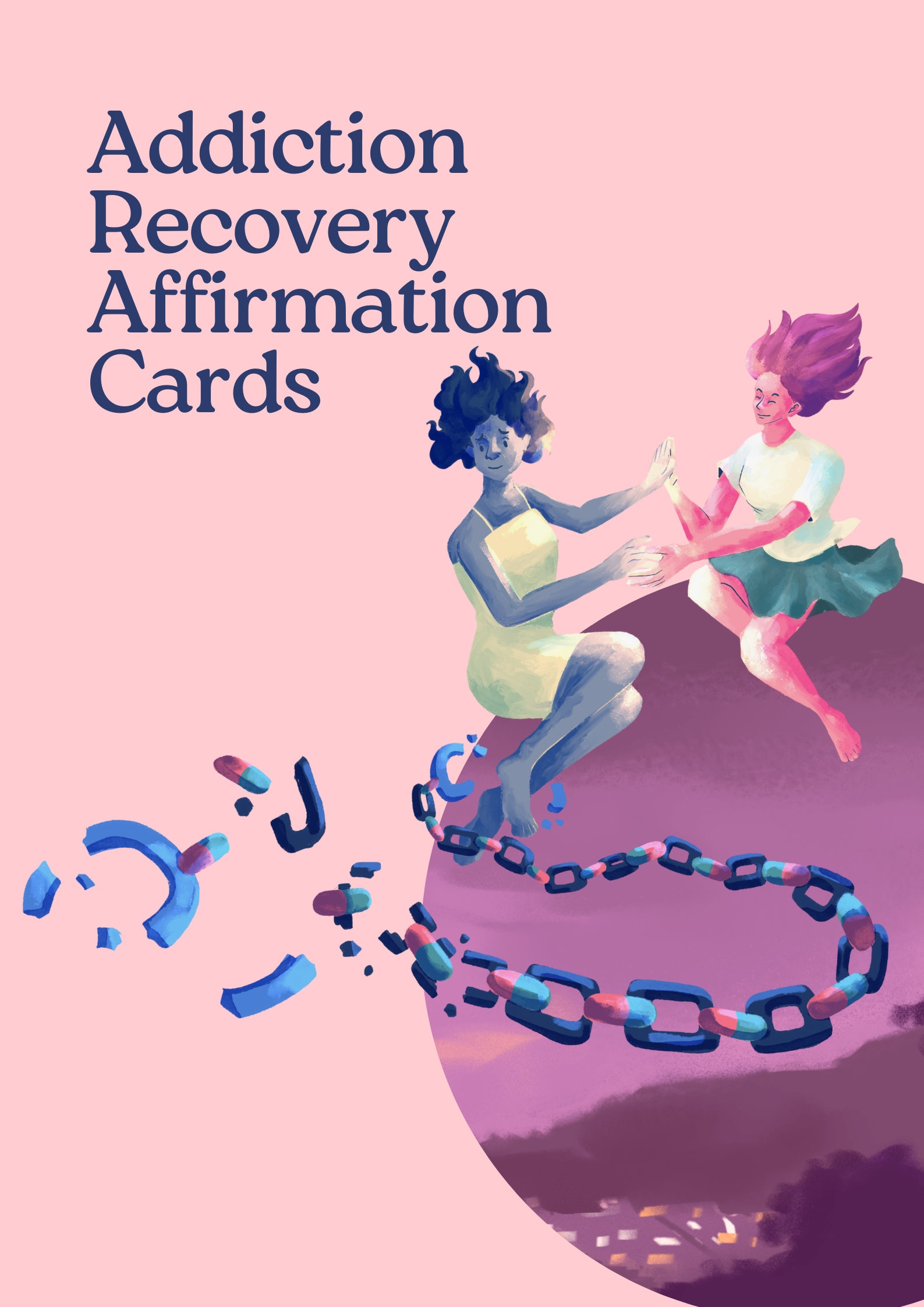 20 Addiction Recovery Affirmation Cards - Etsy