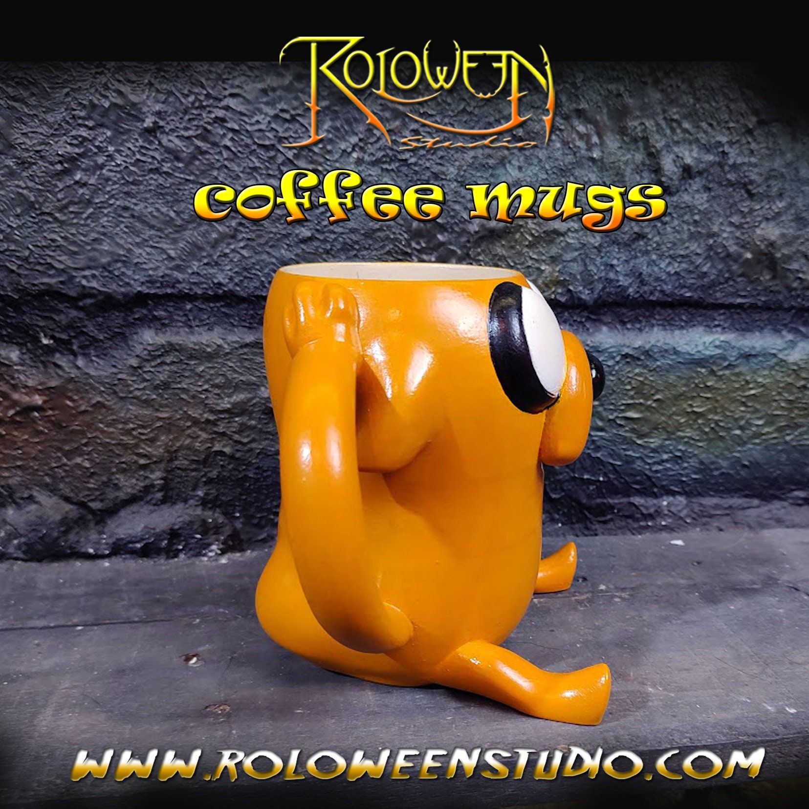 Jake Adventure Time Mug / Jake the Dog Cup / Mug 3D/ High Quality 3D ...