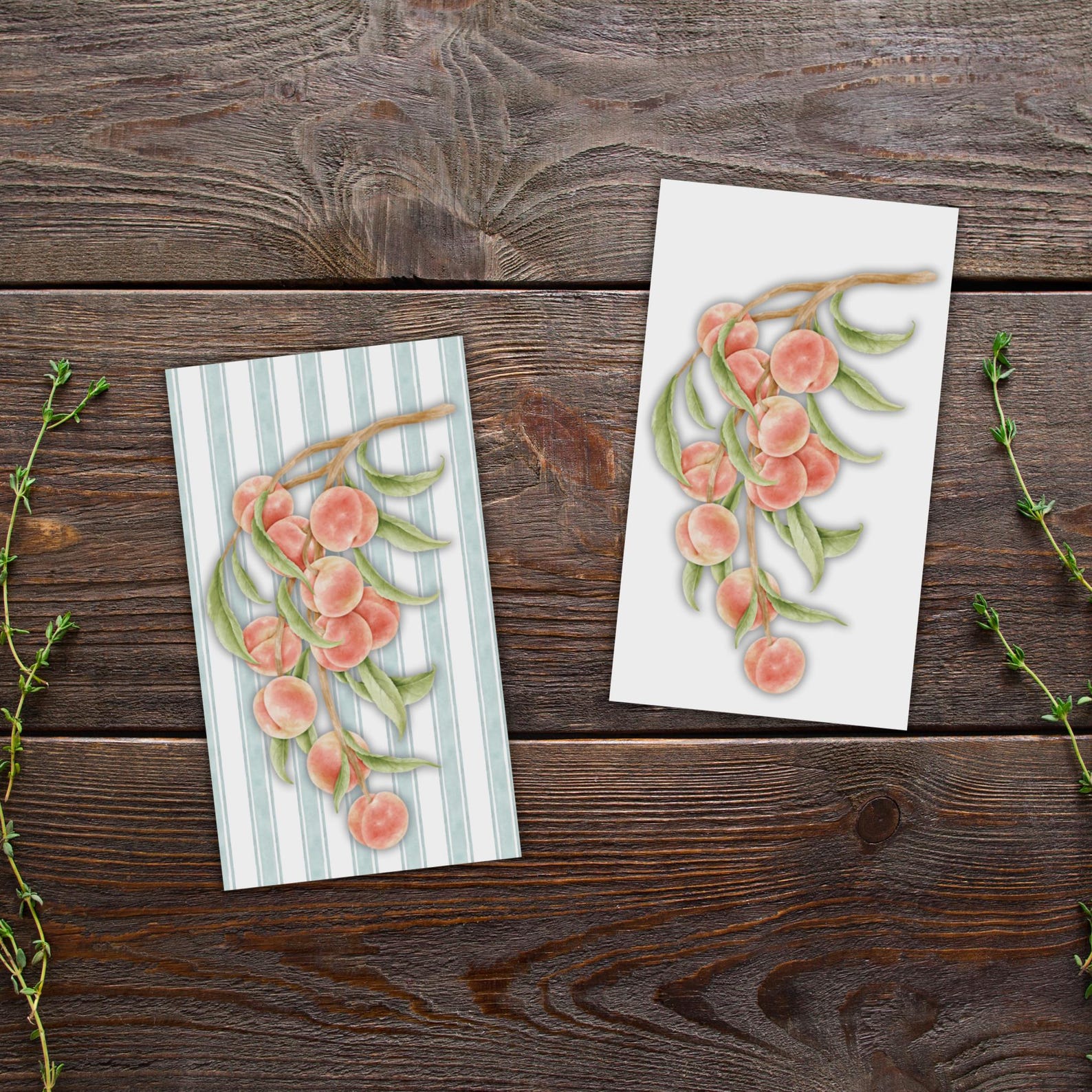 Peach Gift Tags Printable | Watercolor Peach Tags for Homemade Gifts ...