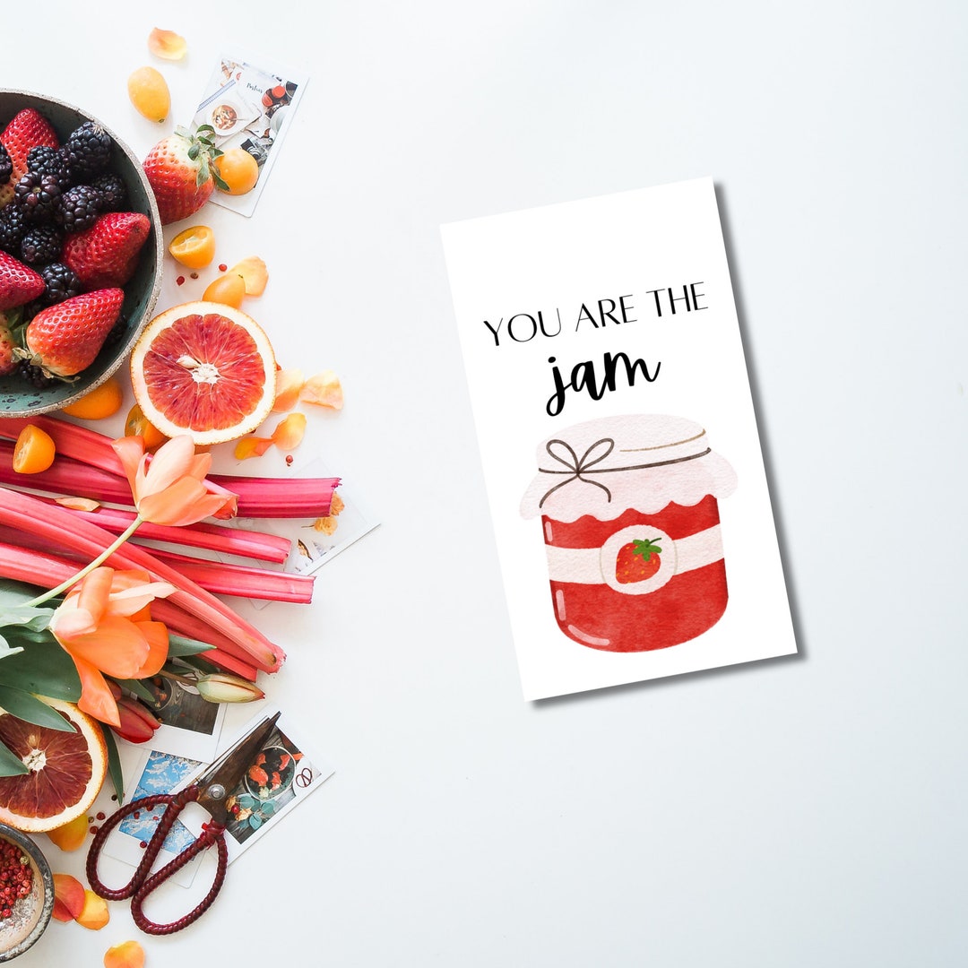 You Are the Jam Printable Gift Tags - Etsy
