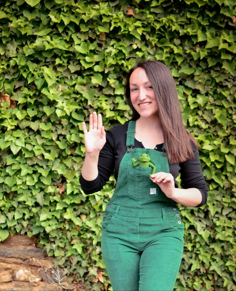 Crochet Frog Pattern, Green Frog, Crochet Animal Pattern, Amigurumi ...