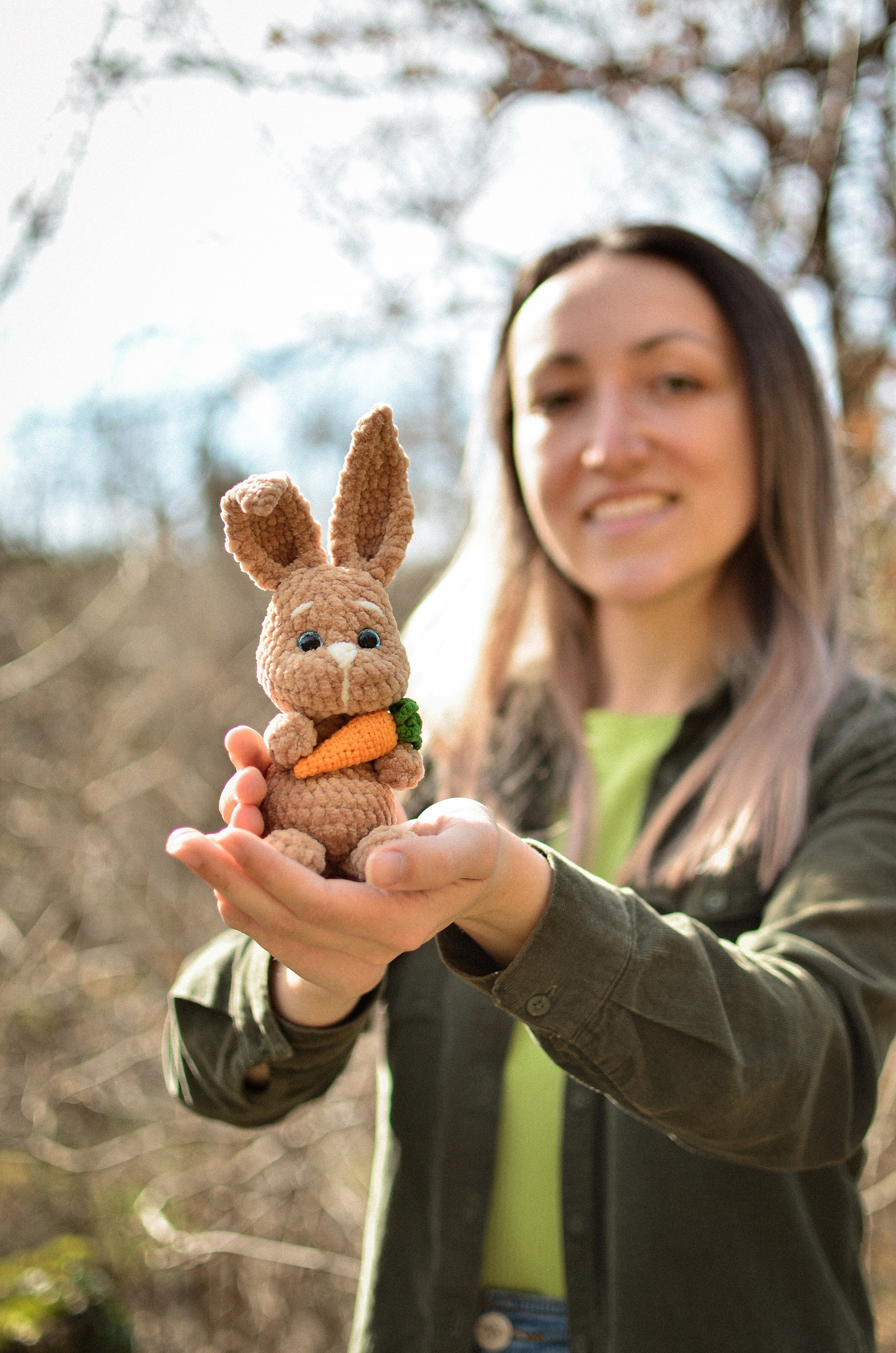 Bunny Crochet Pattern Amigurumi Rabbit Crochet Pattern Crochet Bunny
