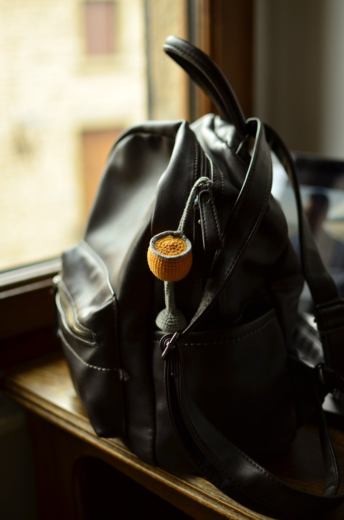 Crochet Pattern "keychain Glass of Aperol", Amigurumi Keychain Glass ...