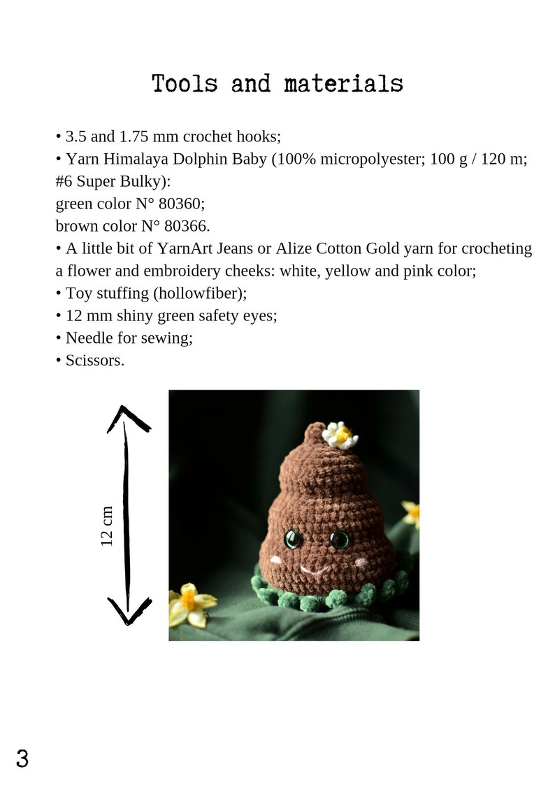 Crochet Poop Pattern, Amigurumi Poop Pattern, Funny Amigurumi Plushie ...