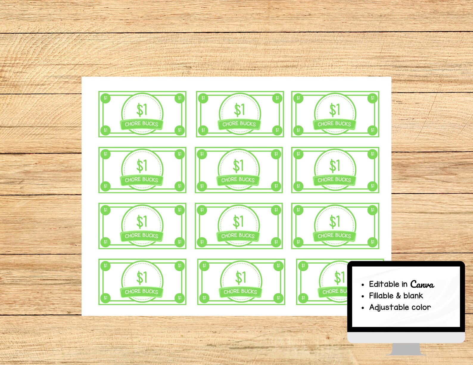 Chore Cash - Etsy