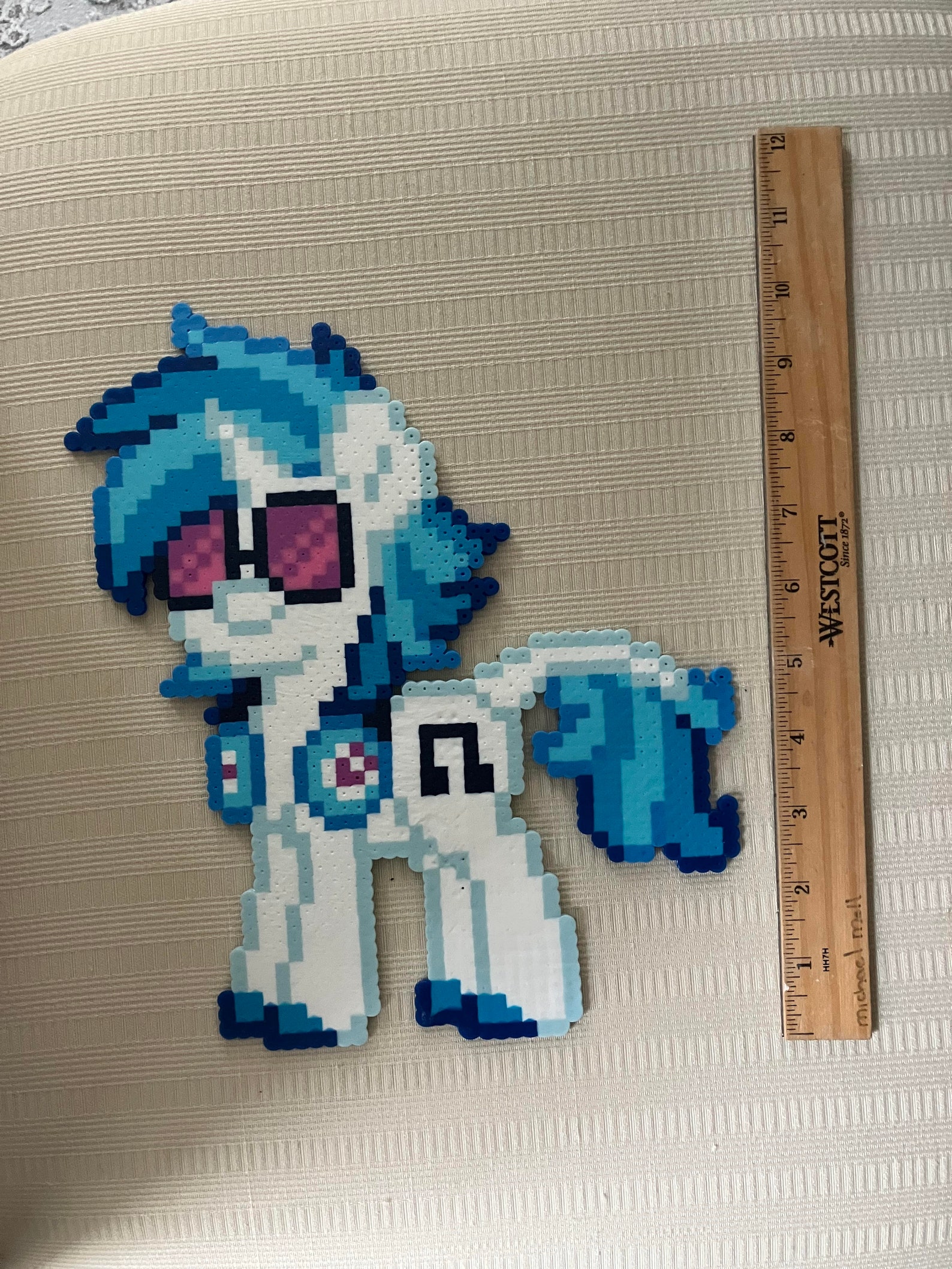 DJ Pon 3 Mlp Perler Fuse Bead 8.5x9.5 Inches - Etsy