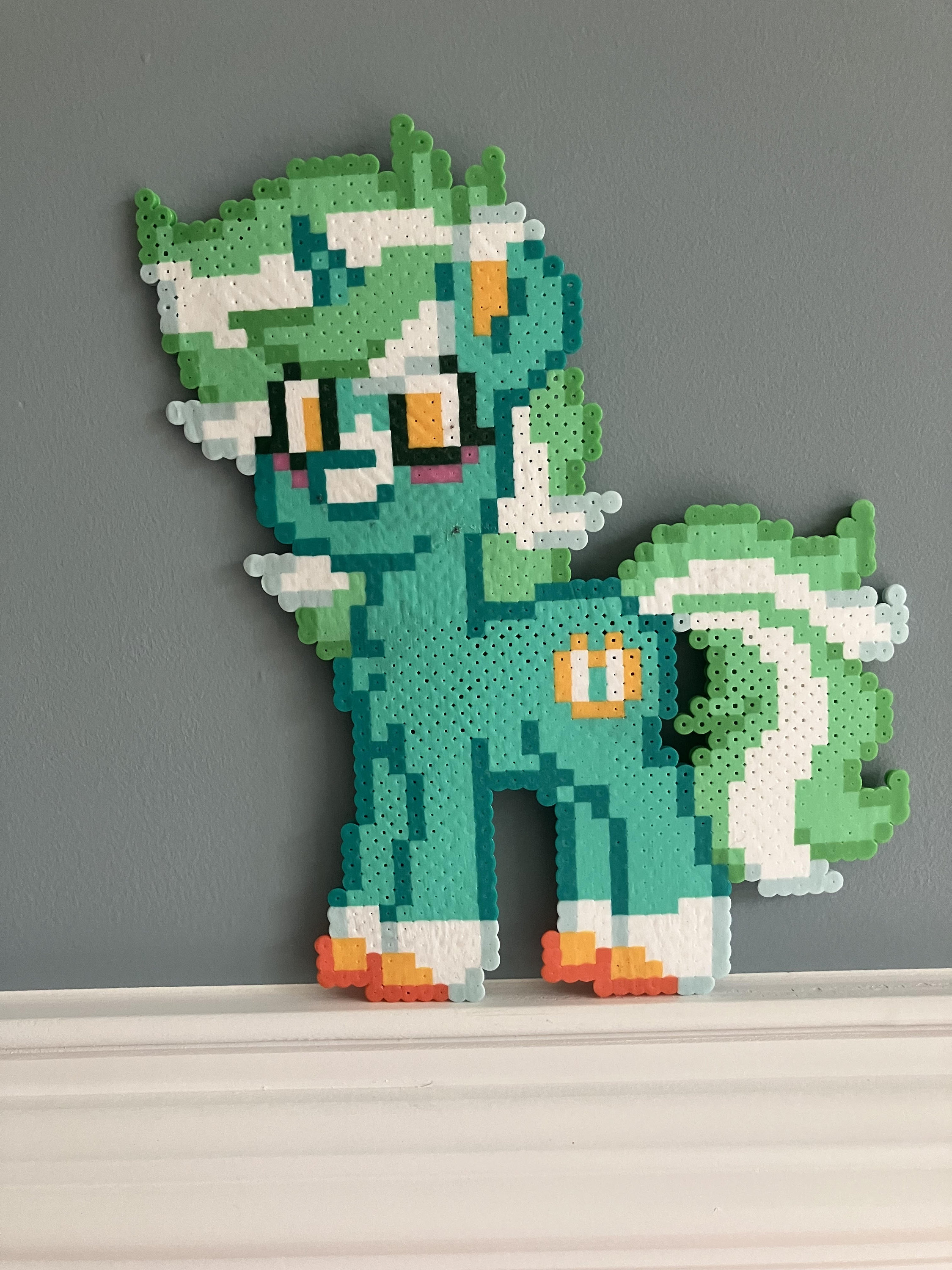B Grade Lyra Heartstrings Mlp Perler Fuse Beads 7.5x9.5 - Etsy