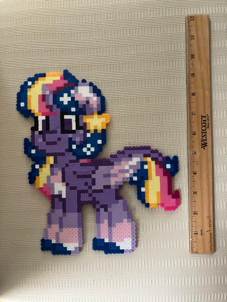 Twilight Sparkle Mlp Perler Fuse Bead 9x7.5 - Etsy