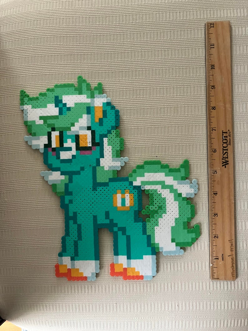 B Grade Lyra Heartstrings Mlp Perler Fuse Beads 7.5x9.5 - Etsy