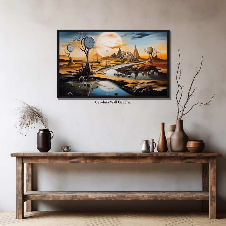 Salvador Dali Inspired Sea Landscape Print, Digital Download, Large ...