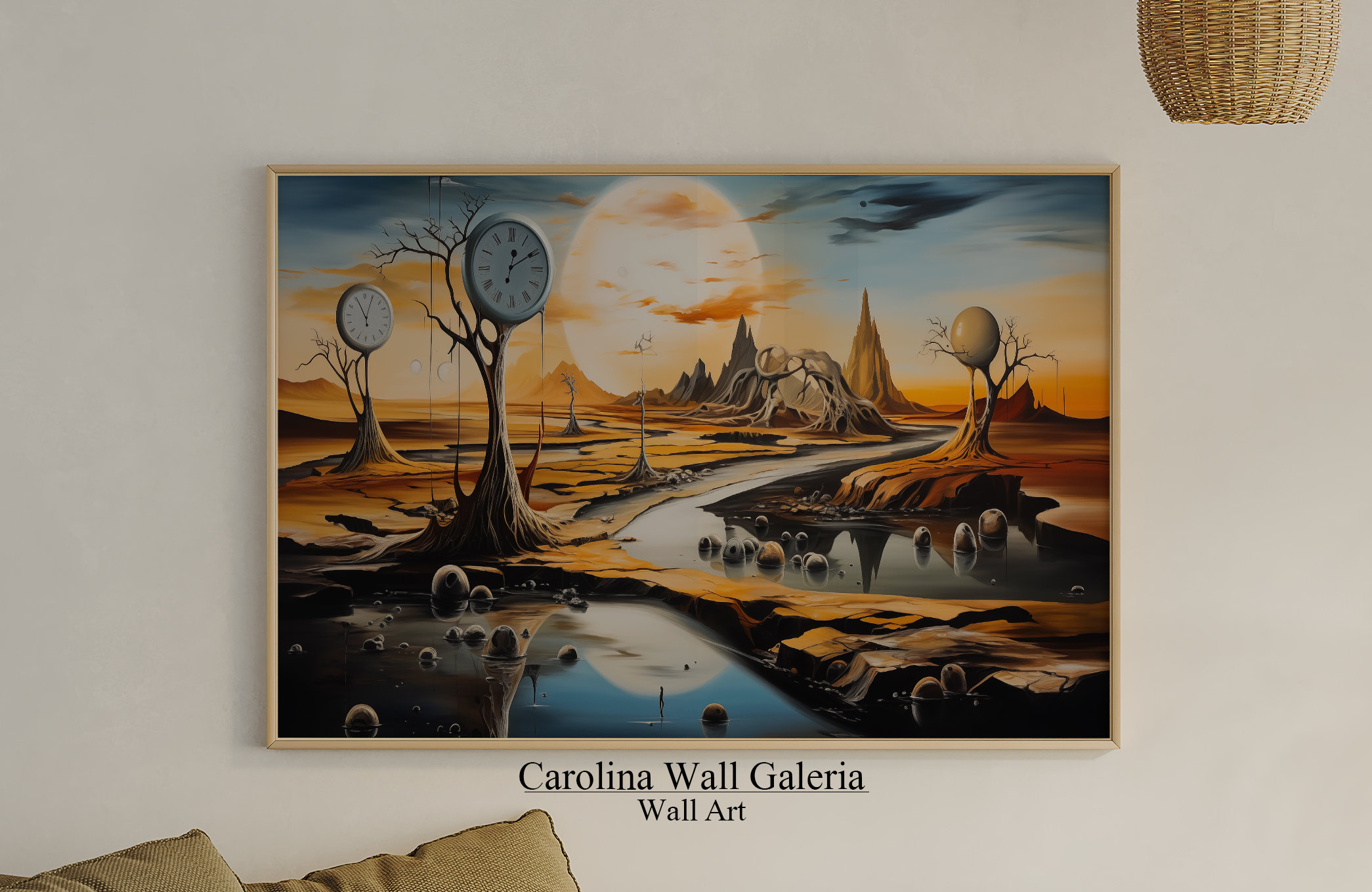 Salvador Dali Inspired Sea Landscape Print, Digital Download, Large ...