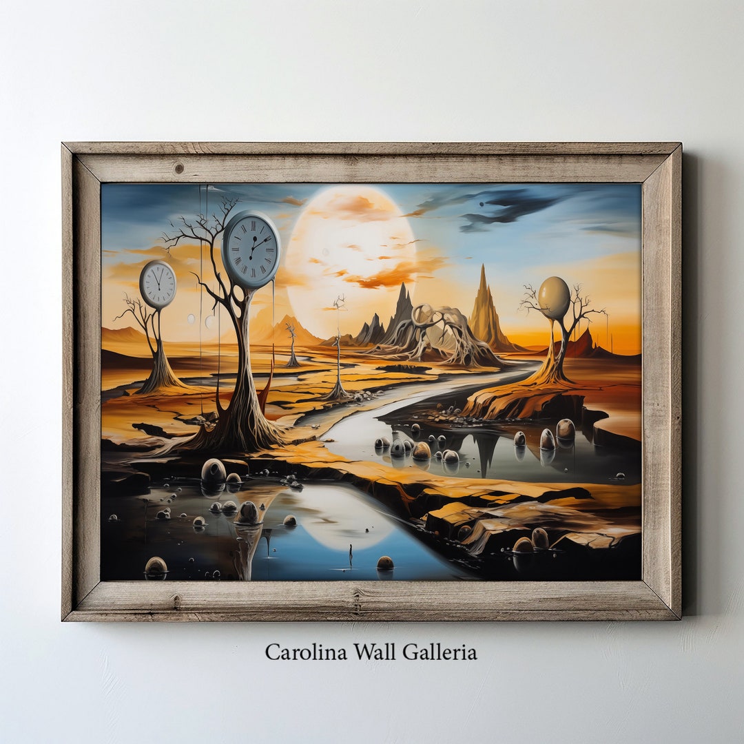 Salvador Dali Inspired Sea Landscape Print, Digital Download, Large ...