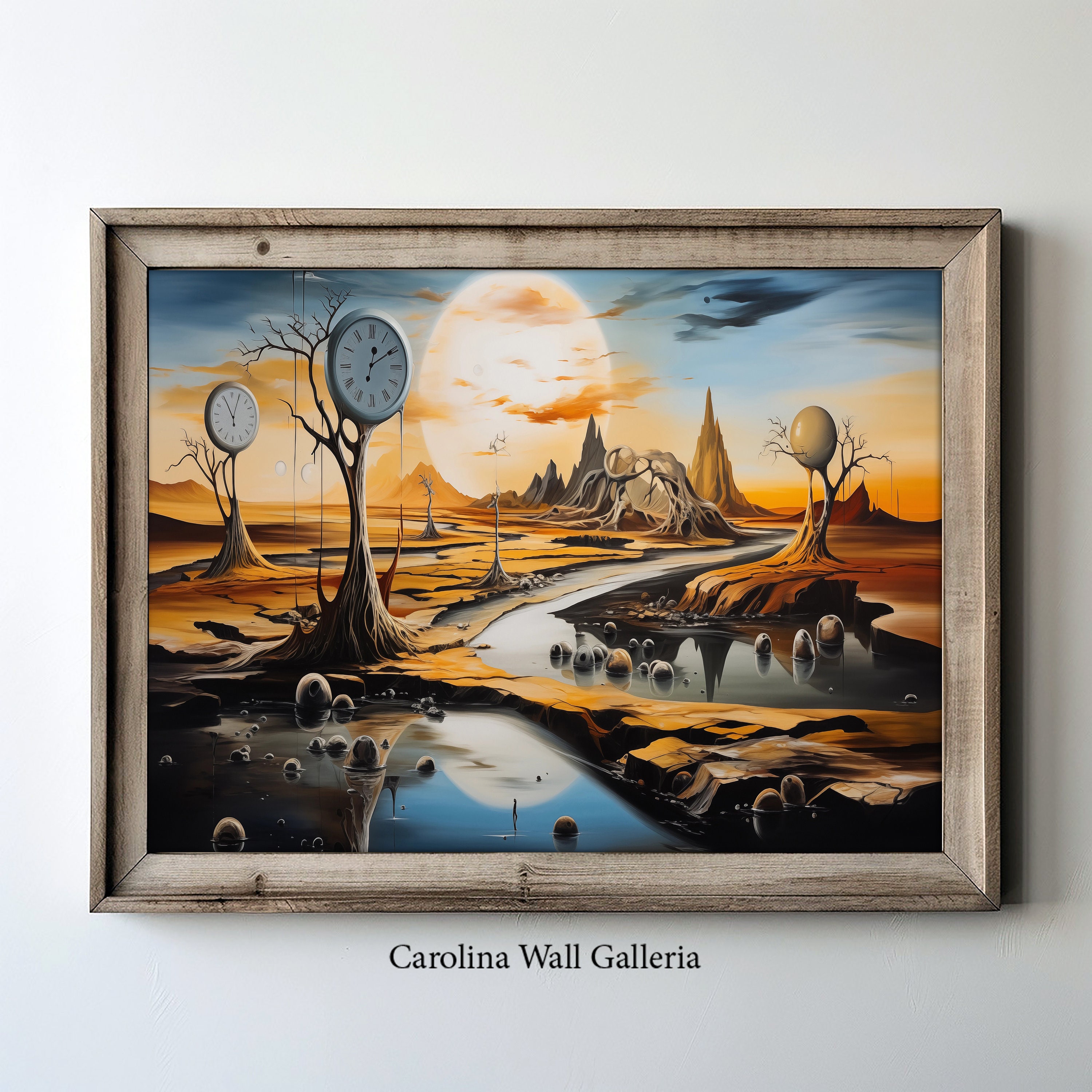 Salvador Dali Inspired Sea Landscape Print, Digital Download, Large ...