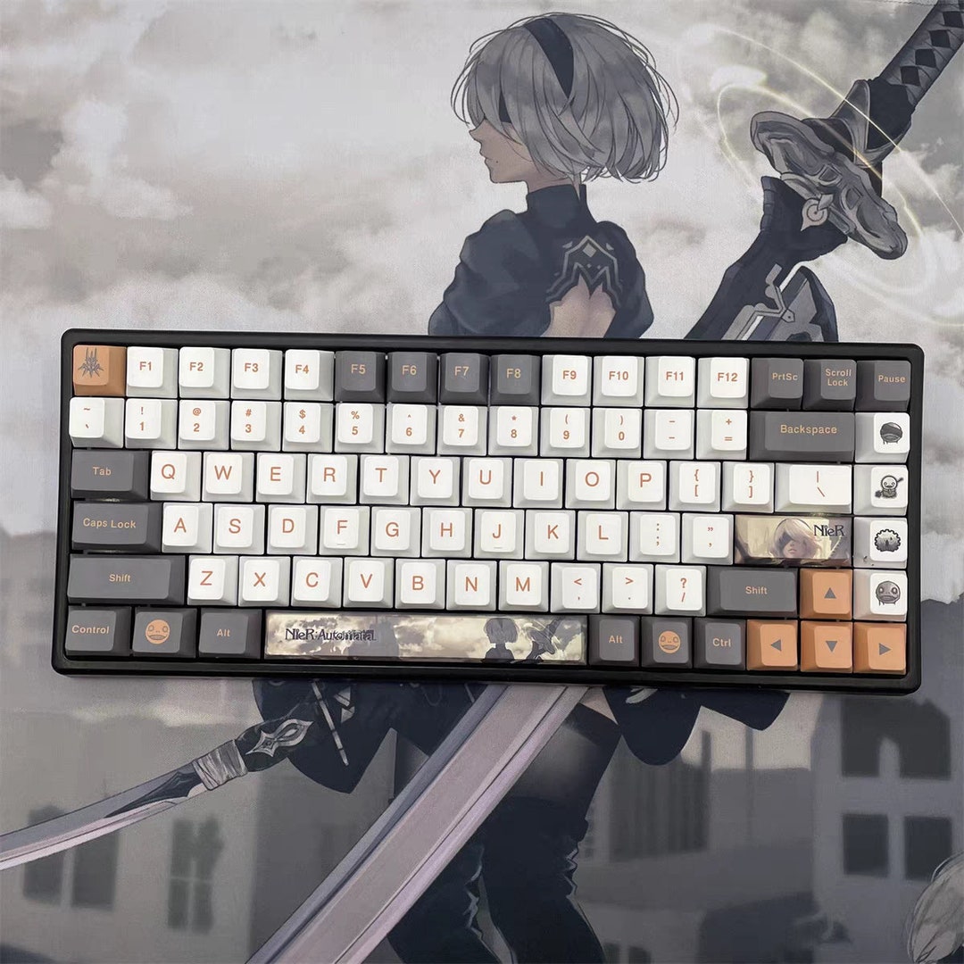 Nier:automata PBT Cherry 128keys Keycaps Mechanical Keyboard - Etsy UK