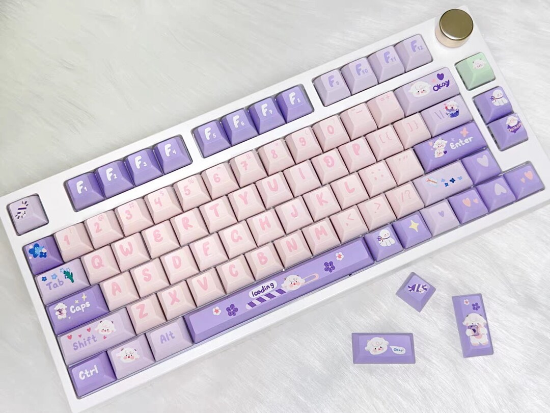 Purple Sheep PBT Cherry 139keys Keycaps Mechanical Keyboard - Etsy