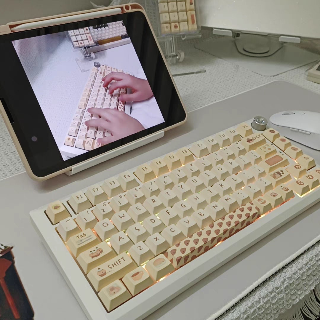 Bread Bakery PBT Cherry 129keys Keycaps Mechanical Keyboard - Etsy