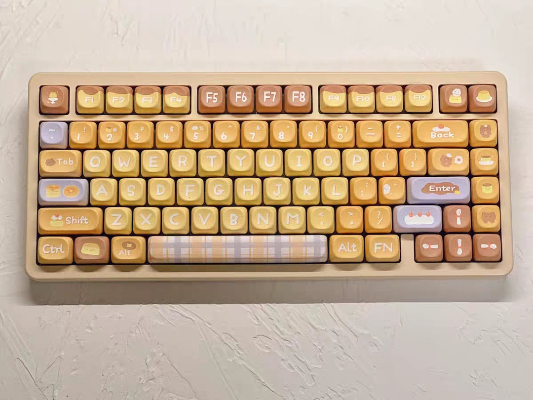 Waffle Puddings PBT MOA 139keys Keycaps Mechanical Keyboard - Etsy