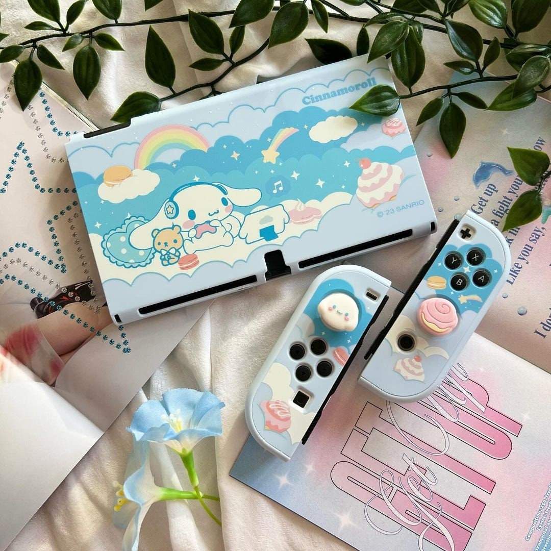 Cinnamoroll Sanrio Blue Nintendo Switch Switch OLED Case - Etsy