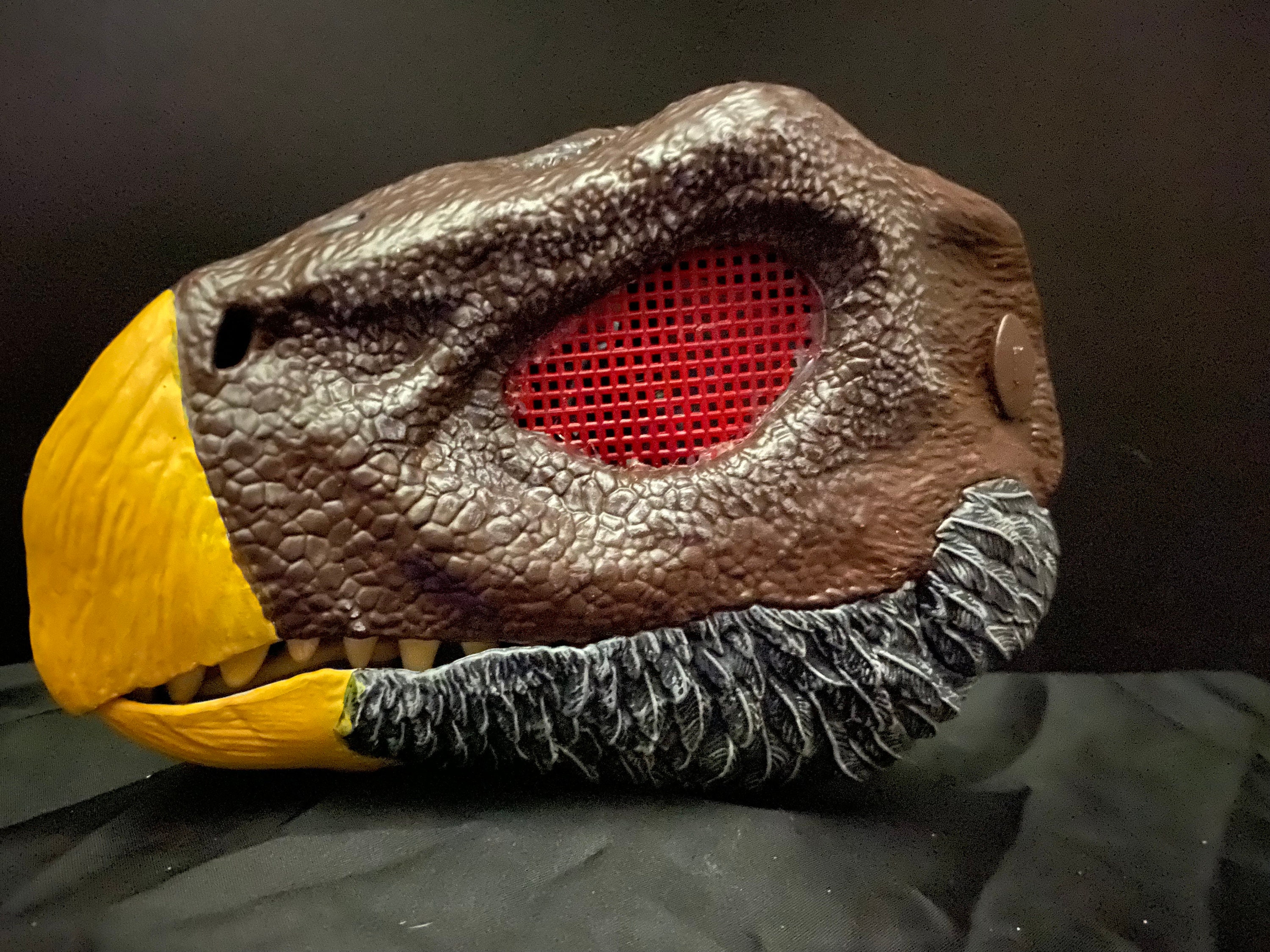 Custom Designed Dino Mask - 'raven’ - Etsy