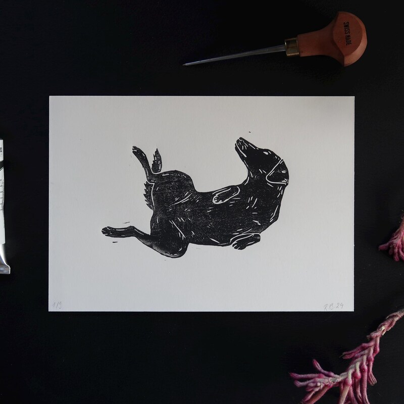 Linoldruck - Etsy.de