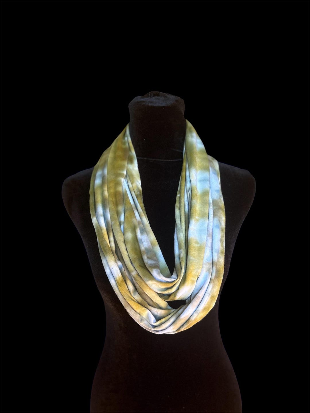 Cotton Infinity Scarf / Tie Dye Cotton Scarf / Adult Ice Dyed Scarf - Etsy