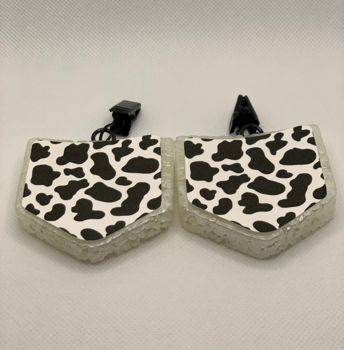 Cow Print Design Pocket Car Large Vent Clip Freshies, Country Car ...