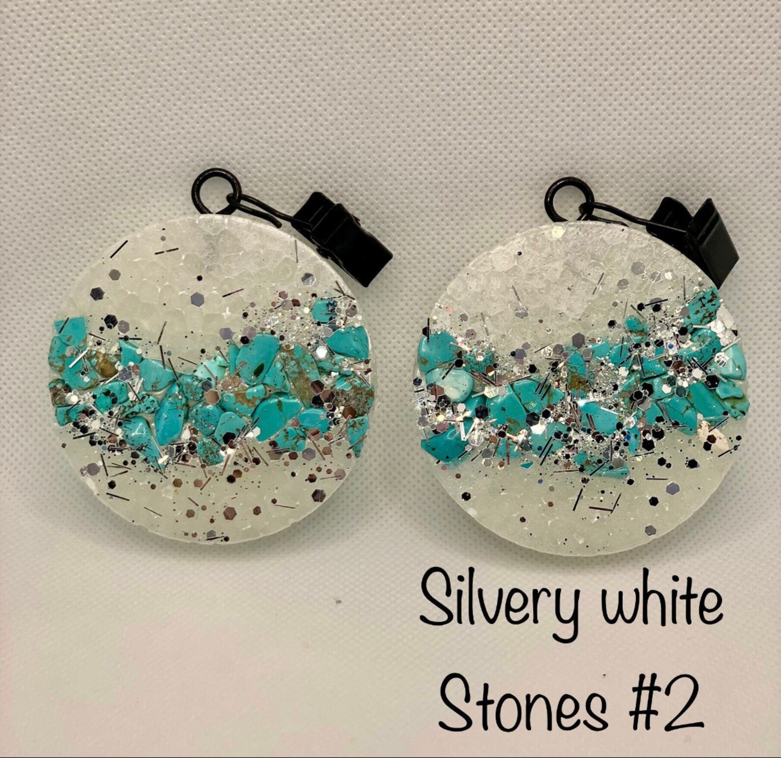 Glitter Stones Round Car Large Vent Clip Freshies Country Car - Etsy