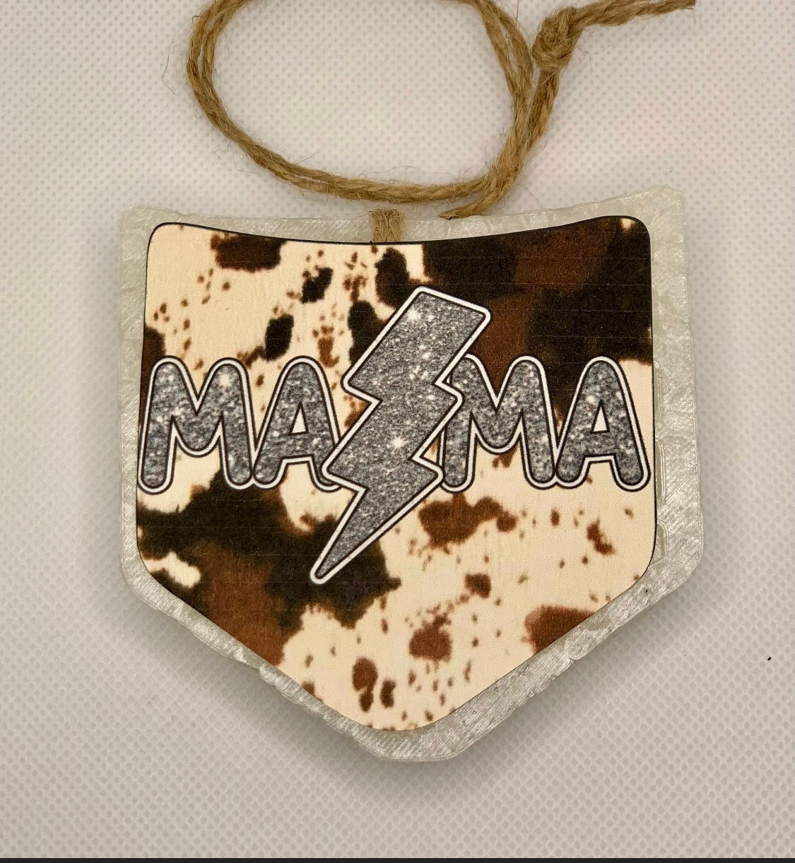 Denim Design Mama Cow Print Pocket Car Freshie, Country Car Freshener ...