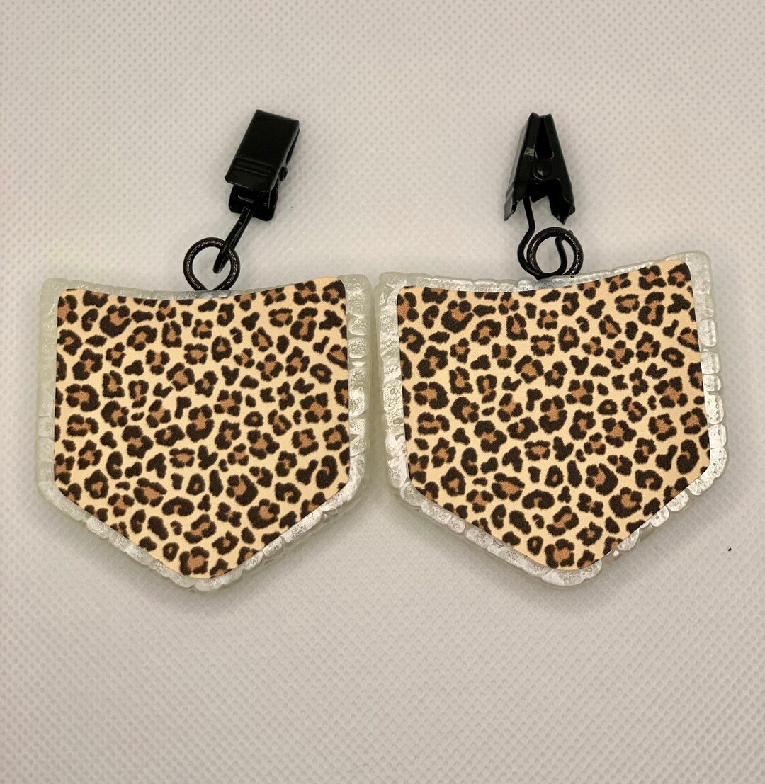 Leopard Design Pocket Car Large Vent Clip Freshies, Country Car ...