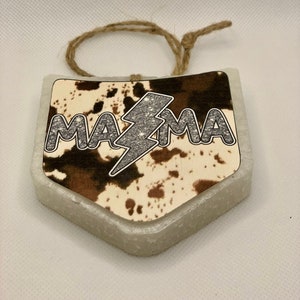 Denim Design Mama Cow Print Pocket Car Freshie, Country Car Freshener ...