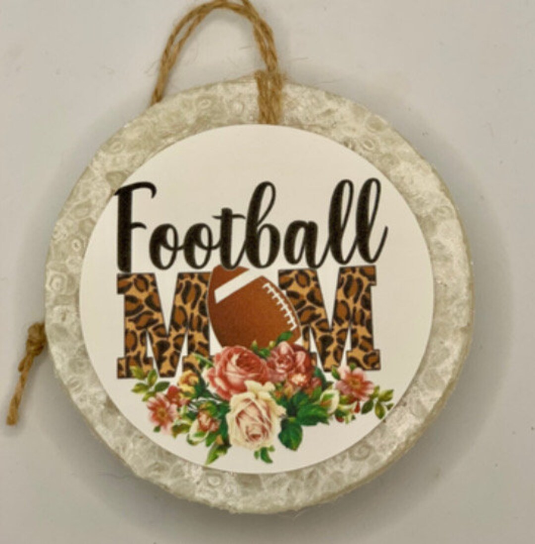 Football Mama Car Freshie, Country Car Freshener, Round Car Freshie ...
