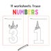 Printable Number Tracing Worksheet 0-10 Pdf, Number Practice Sheets and ...
