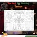 Advent Activity Placemat, Coloring Page Activity for Kids, Christian ...