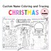 Christmas Activity Page for Kids - Printable Custom Name Christmas ...