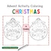 Christmas Activity Page for Kids Printable Custom Name Christmas ...