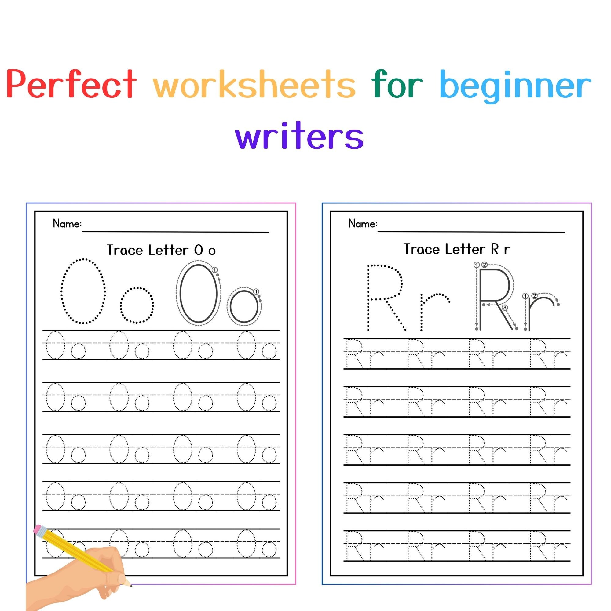 Alphabet Tracing Busy Book, Uppercase Lowercase Abc Letter Trace ...