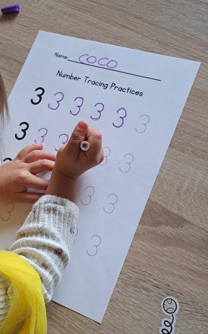 Printable Number Tracing Worksheet 0-10 Pdf, Number Practice Sheets ...