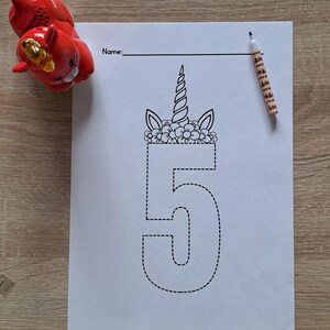 Printable Number Tracing Worksheet 0-10 Pdf, Number Practice Sheets and ...