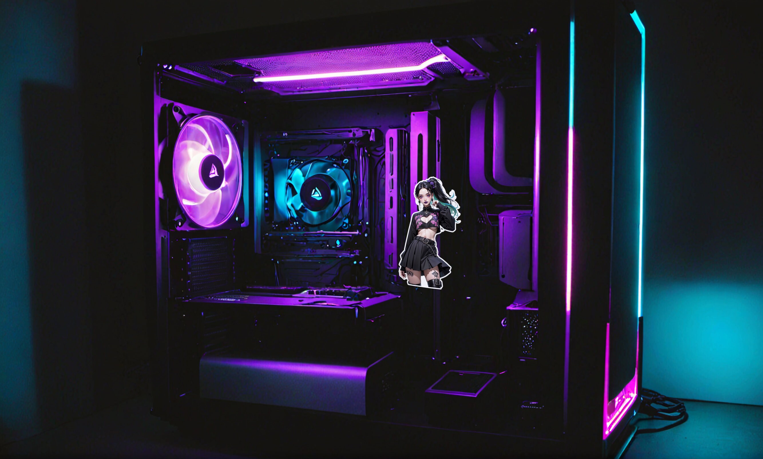 Anime Punk Goth Girls Sticker Pack Punk Girls, Rock Punk Style, Anime ...