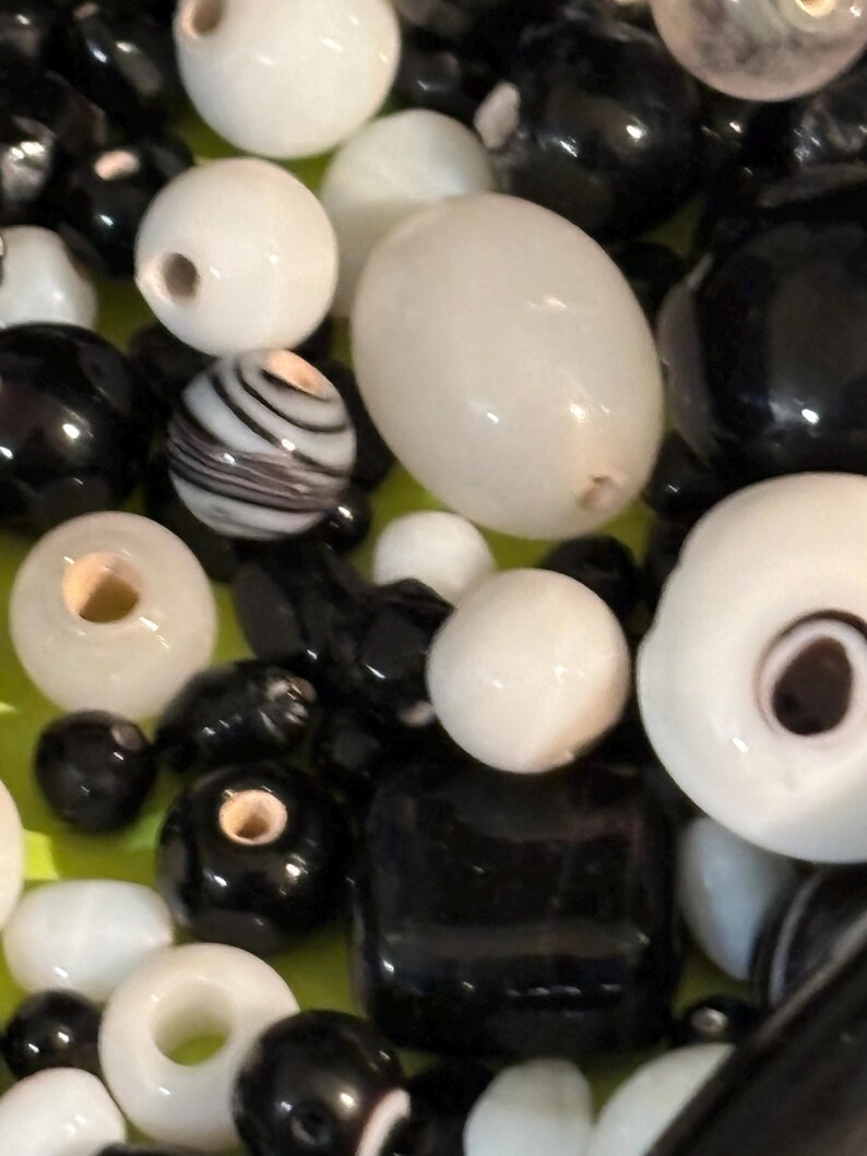 One Pound Mixed Glass Beads - Etsy